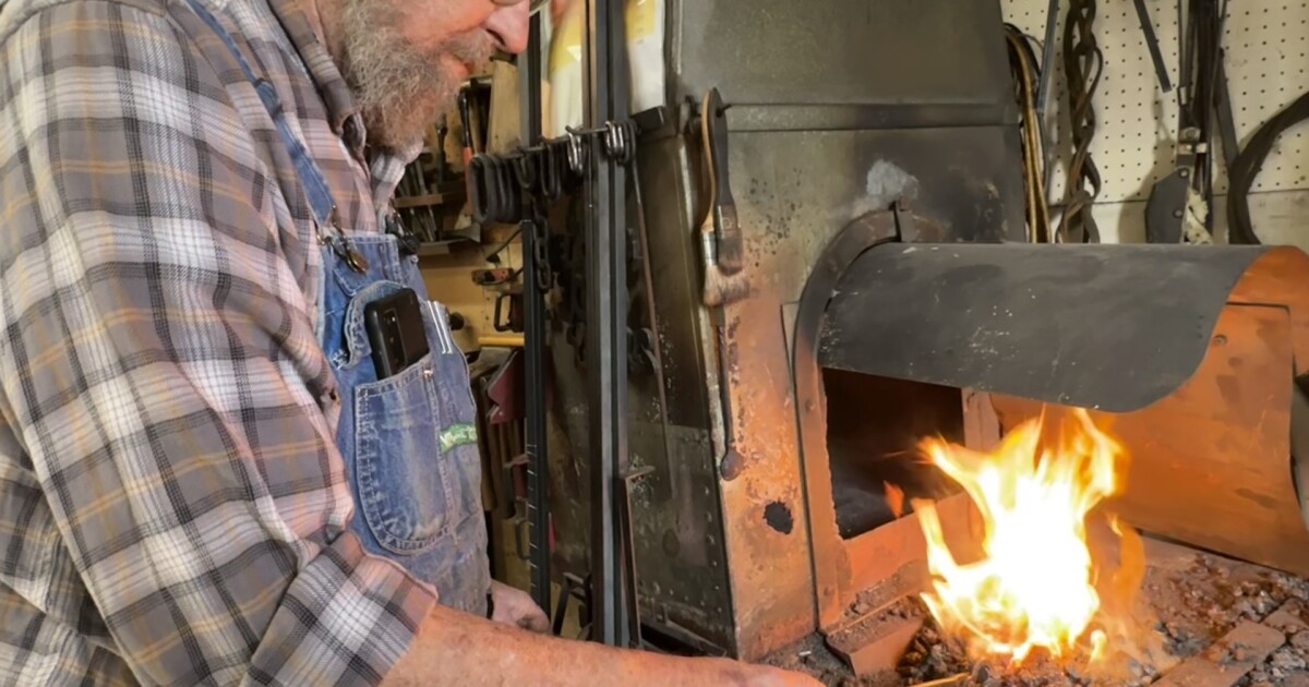 Valley blacksmith shares craft: “Without the world of iron, we wouldn